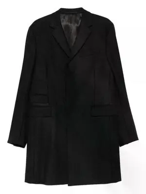 Prada Single-breasted Pocket Coat