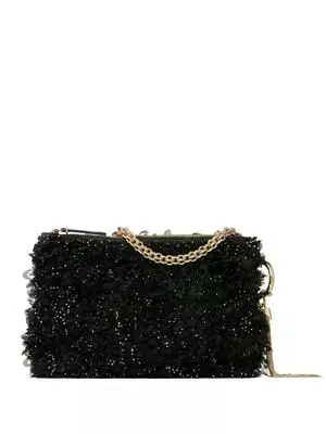 JIMMY CHOO Callie Crystal Floral Clutch Bag