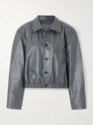 LEMAIRE Leather Jacket - Gray