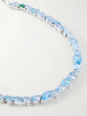 Completedworks Recycled Cubic Zirconia And Synthetic Spinel Necklace
