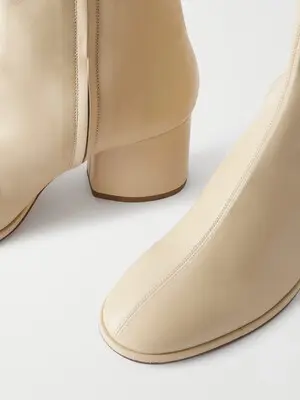 AeydĒ Ayla Zip-up Leather Ankle Boots