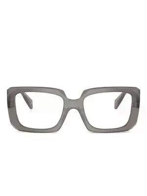 Prada Square Frame Glasses - Grey
