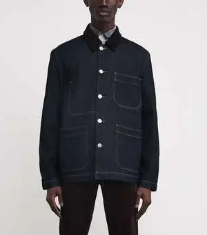 Paige Chore Jacket With Corduroy Collar