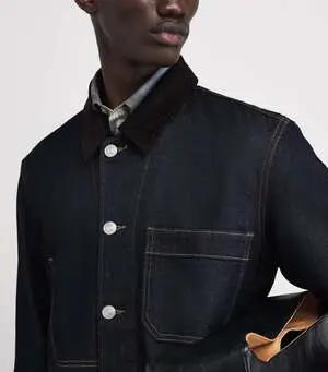 Paige Chore Jacket With Corduroy Collar