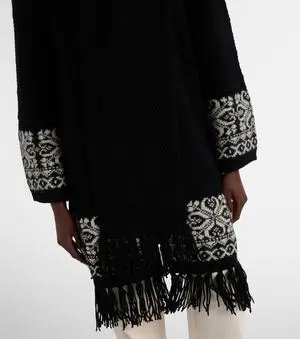 Polo Ralph Lauren Jacquard Wool-blend Wrap Cardigan