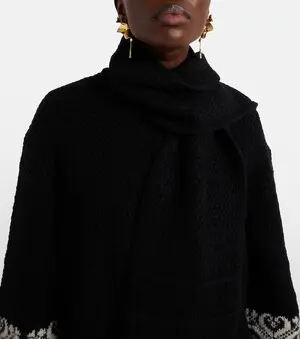 Polo Ralph Lauren Jacquard Wool-blend Wrap Cardigan