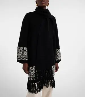 Polo Ralph Lauren Jacquard Wool-blend Wrap Cardigan