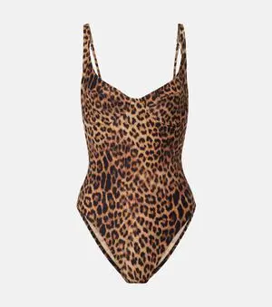 Melissa Odabash Mauritius Leopard-print One-piece Swimsuit - Multicoloured