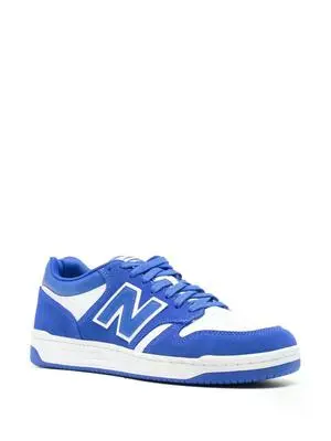 NEW BALANCE 480 Low-top Leather Sneakers - Blue
