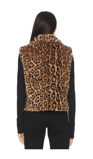 Adrienne Landau Printed Rabbit Vest