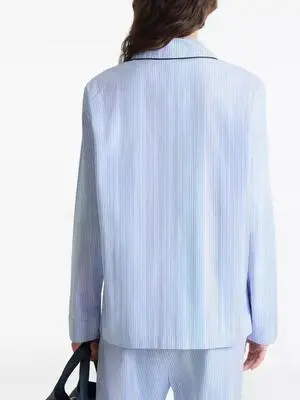 Sporty & Rich Striped Embroidered Shirt
