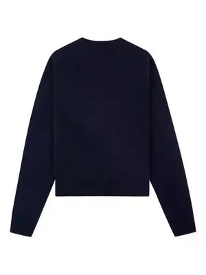 SPORTY & RICH Embroidered Cardigan - Blue