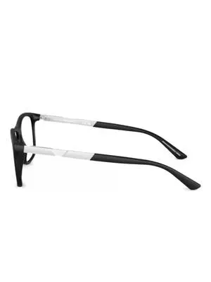 Emporio Armani Square Frame Eyeglasses - Black