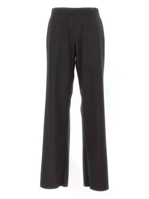 IRIE' Elasticated-waist Straight-leg Trousers - Grey