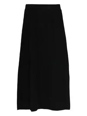 Christian Wijnants Ribbed A-line Skirt - Black