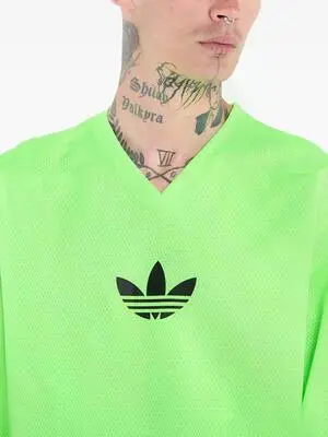 Adidas Adicolor Mesh Long Sleeve V-neck T-shirt