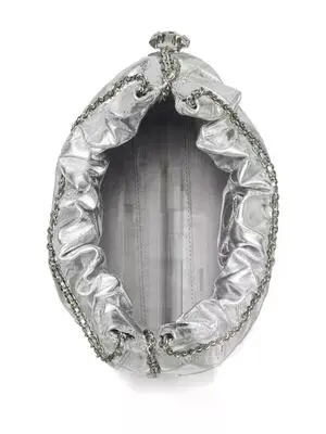 Tory Burch Mini Fleming Shoulder Bag - Silver