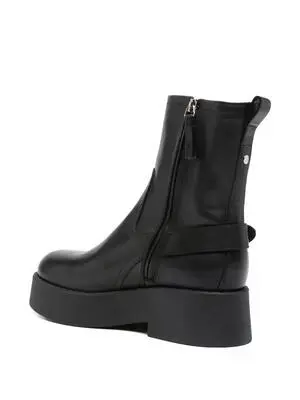 Premiata 53mm Buckle-strap Ankle Boots