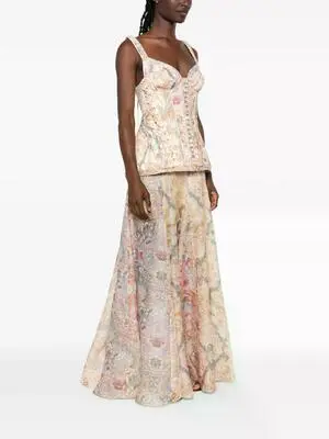 Zimmermann Rebellion Corded Maxi Dress - Neutrals