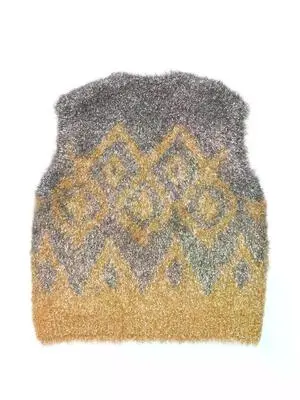 Acne Studios Sleeveless Geometric Knit Vest