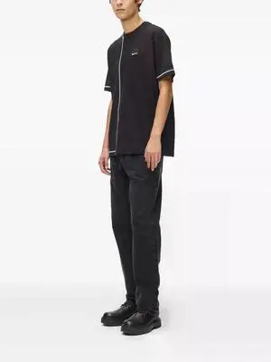 Karl Lagerfeld Straight Leg Cotton Jeans - Grey