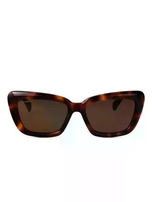 Max Mara Elizabeth Square-frame Sunglasses - Brown