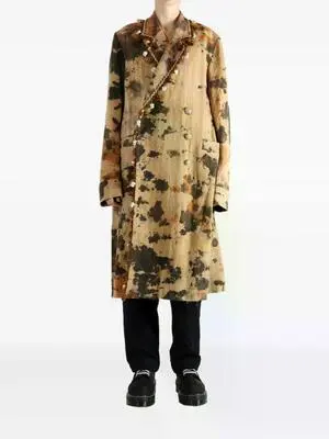 COMMUNS Double-breasted Scalloped Coat