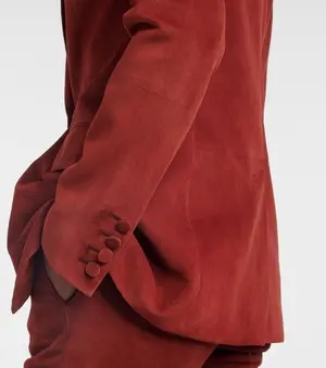 Gabriela Hearst Leiva Suede Blazer