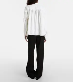 JIL SANDER Low-rise Wool Straight Leg Trousers