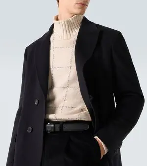 Zegna Wool And Cashmere-blend Coat