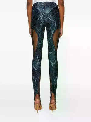 MUGLER Illusion Leggings