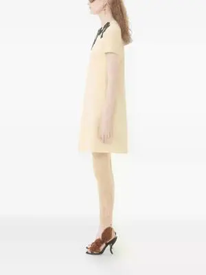 Valentino Garavani Embroidered Bow Mini Dress
