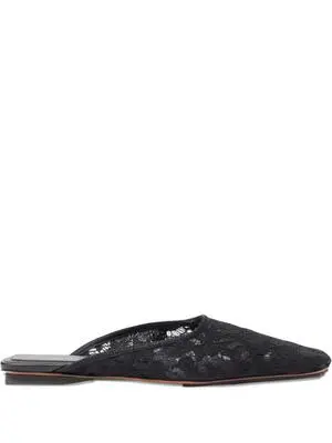 Stella McCartney Lace Mules - Black