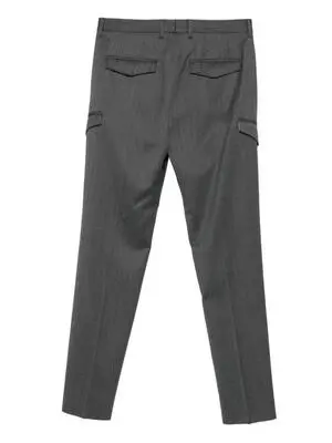 Tagliatore Flap-pocket Trousers - Grey