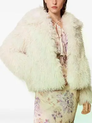 TWINSET Faux Fur Jacket