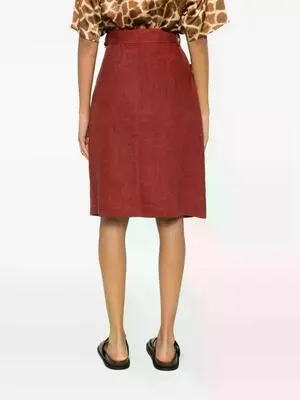 Massimo Alba Regina Pocket Midi Skirt