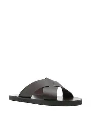ANCIENT GREEK SANDALS Bios Criss-cross Sandals - Brown
