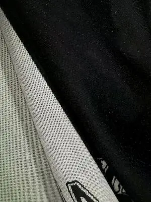 Alexander McQueen Intarsia-knit Logo Wool Scarf