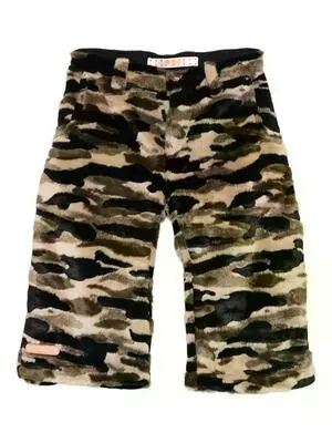 PDF Belt-loop Camouflage Shorts