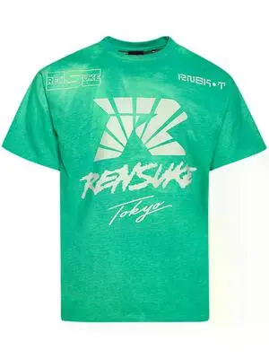 RENSUKE TOKYO Graphic Loose T-shirt - Green