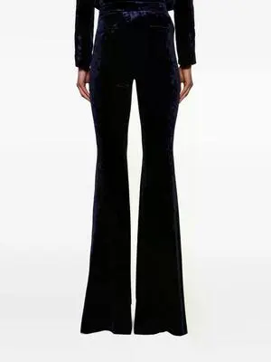Alex Perry Velvet Flared Trousers