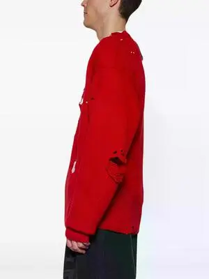 Vetements Distressed Wool Jumper