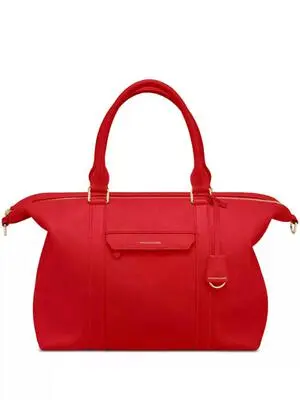 MAISON DE SABRE MAISON De SABRÉ Large Leather Weekender Bag Red