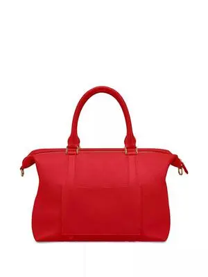 MAISON DE SABRE Large Leather Weekender Bag - Red