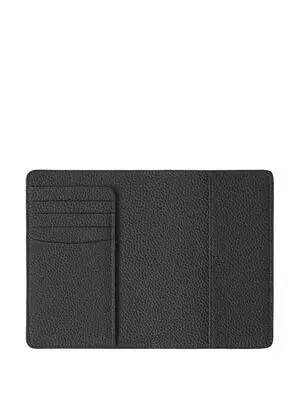 MAISON DE SABRE Leather Passport Holder - Black