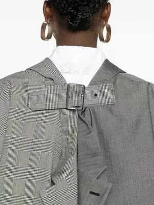 Comme Des Garçons Plaid-pattern Blazer