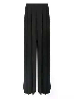 L'Agence Pleated Trousers - Black