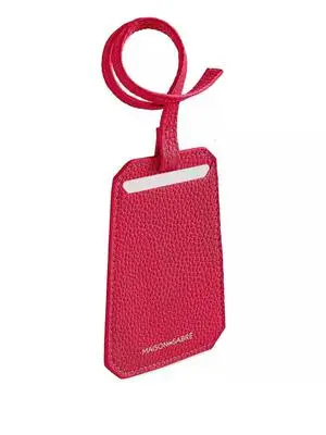 MAISON DE SABRE Leather Luggage Tag - Red