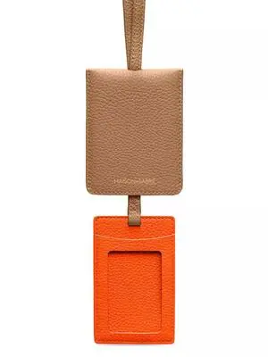 MAISON DE SABRE Leather Id Lanyard - Neutrals