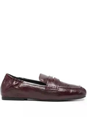 Ash Leather Loafers - Red